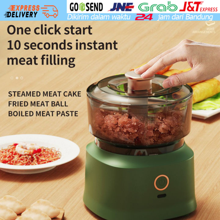 150W Food Chopper Mini Elektrik Multifungsi Blender Mpasi Bayi Bpa Free ...