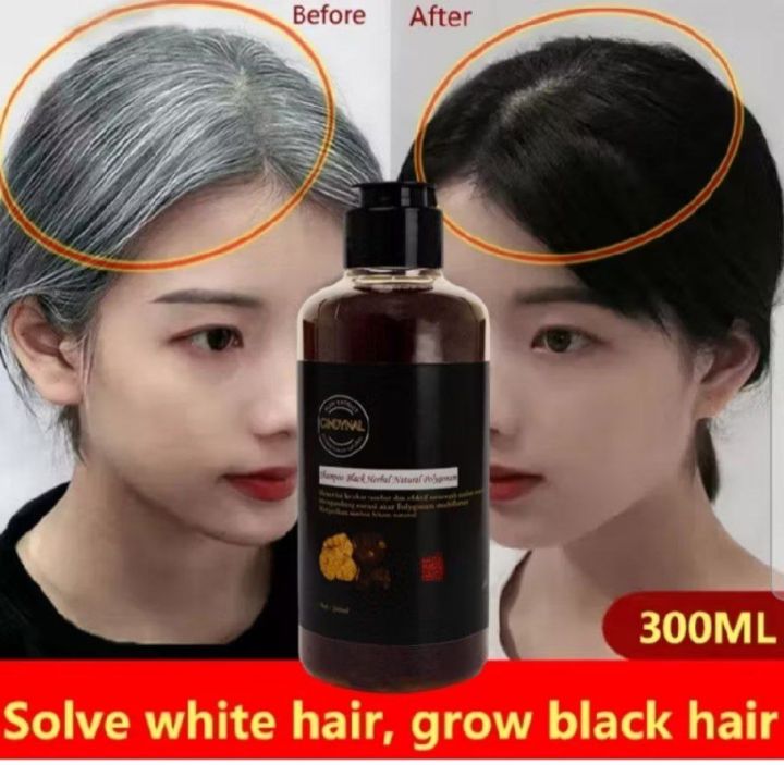 [ COD ] Promo Blackening Shampoo Penutup Penghitam Uban Rambut Permanen ...