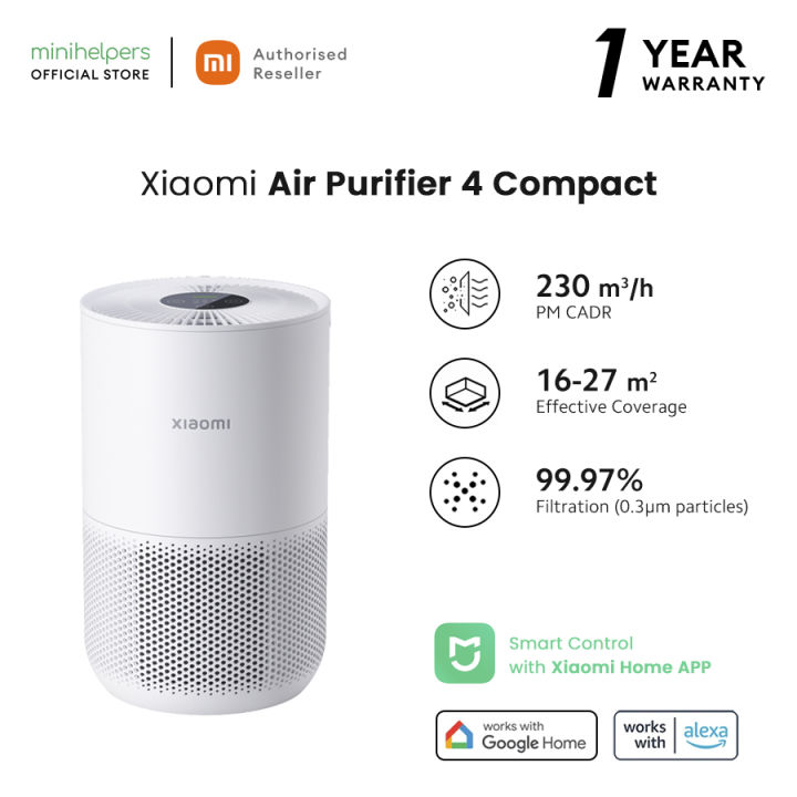 Xiaomi Mi Smart Air Purifier 4 Compact Size and Small Footprint High ...