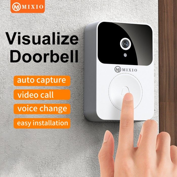 MIXIO - X9 SMART HOME WIFI RECHARGABLE VIDEO DOORBELL BEL PINTU RUMAH ...