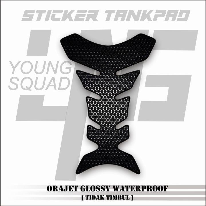 Sticker TankPad Universal Stiker Tanki Motor Rx King/Byson/Vixion/CBR ...