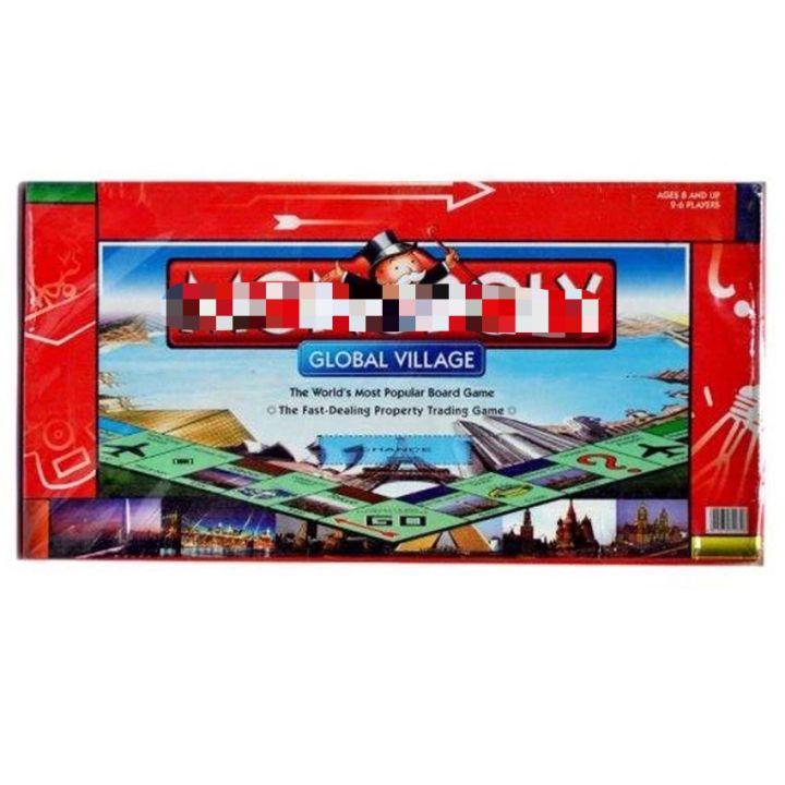 JOYL Classic Mono Poly Board Games Global Village Version | Lazada PH