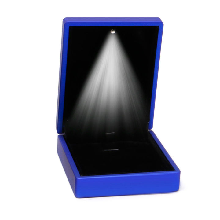 Premuim Pendant Necklace LED Light Gift Box Case Jewelry Display ...
