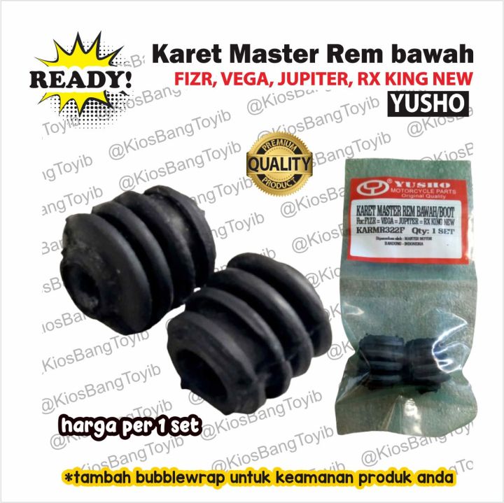 Karet Boot Caliper Kaliper Usus Master Rem Bawah FIZR Vega Jupiter RX King New (Yusho) | Lazada ...