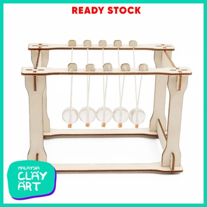 Newton's Pendulum DIY Puzzle Pack STEM Toy | Science Education Set with ...