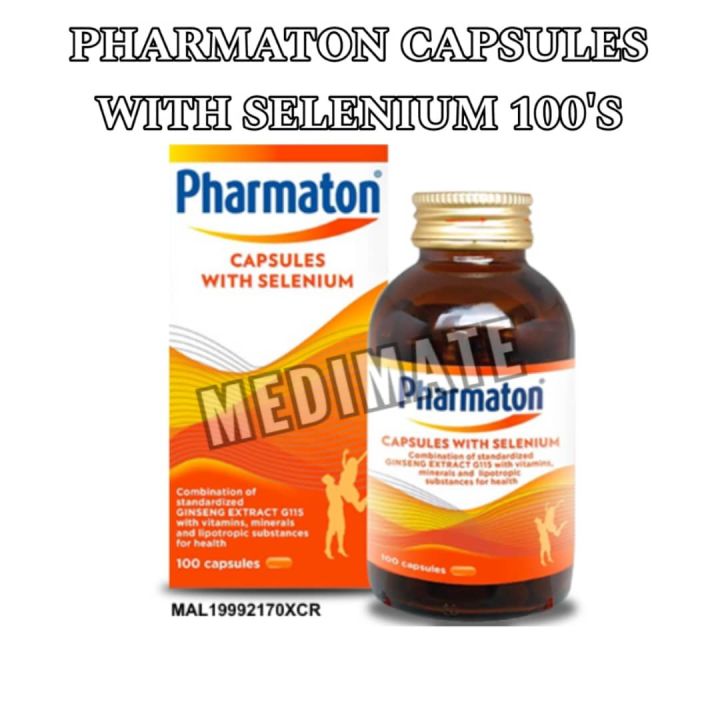 [EXP3/26] Pharmaton Capsules with Selenium (100's) | Lazada