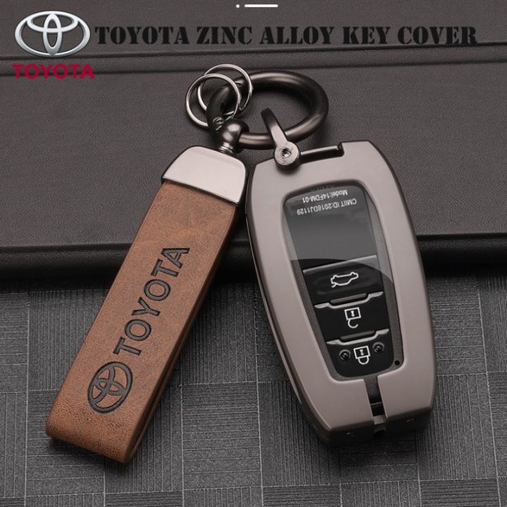 Lt zinc alloy car key fob case for Toyota Camry CHR Corolla cross Altis ...