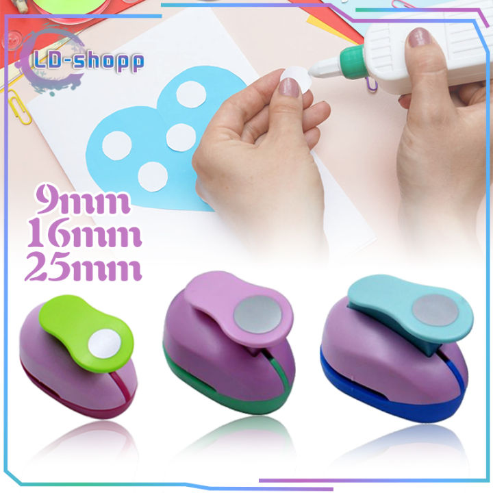 Craft Puncher Kids DIY Paper Cutter Embossing Punches 9/16/25mm Hole ...