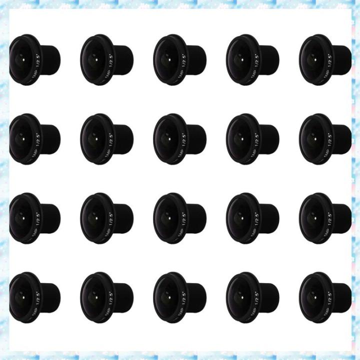 (ZHUG) 20X HD Fisheye Cctv Lens 5MP 1.8mm M12x0.5 Mount 1/2.5 F2.0 180 ...