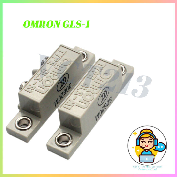 OMRON GLS-1ควบคุมเชื่อมต่อระบบรักษาความปลอดภัย GLS-M1เซ็นเซอร์สวิตช์แม่เหล็ก GLS-S1สวิทช์ความ ...
