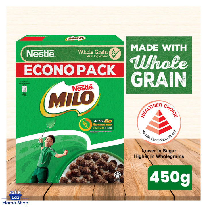 Nestle MILO Econo Breakfast Cereal With Whole Grain (Laz Mama Shop ...