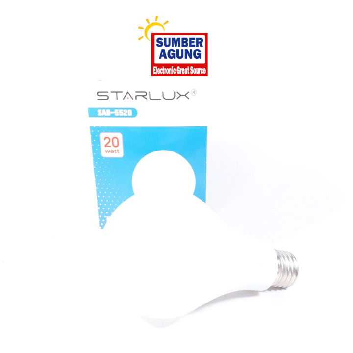 Starlux Lampu LED Eco Series Bulat Besar 20W 20Watt 20 Watt SAB5520 ...