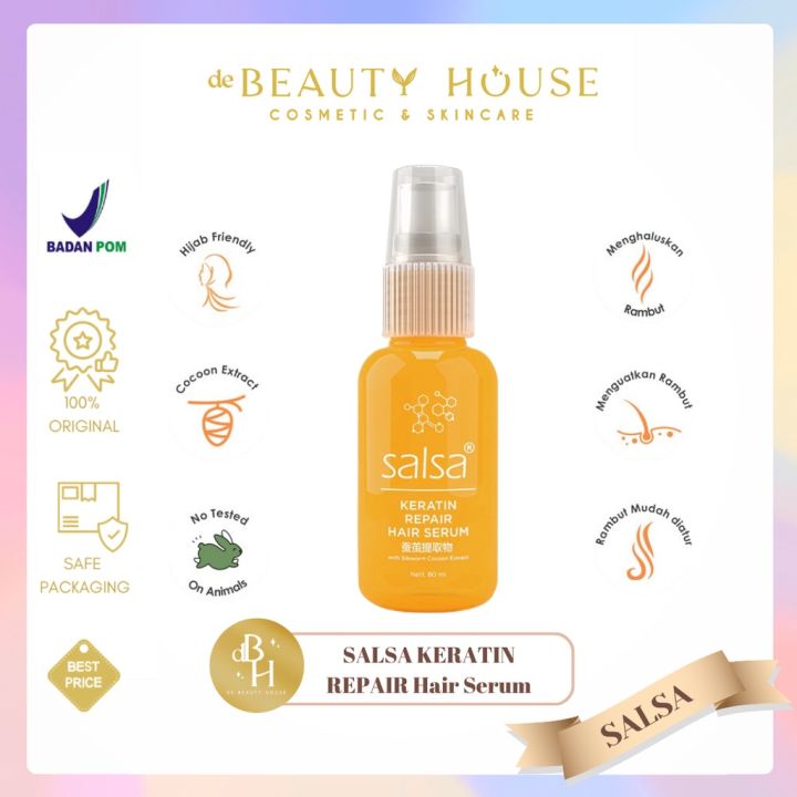SALSA KERATIN REPAIR Hair Serum Perawatan Rambut Keratin & Growth ...