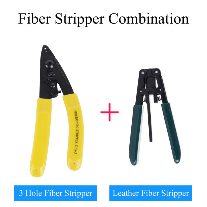 Fiber Optic Stripper Tool Combination Kit 3 Hole Fiber Stripper ...