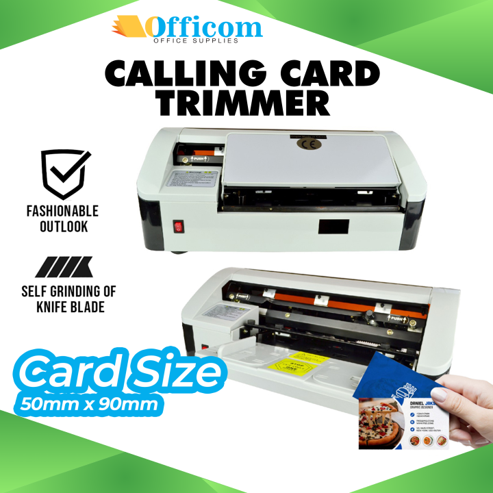 Officom Calling Automatic Card Cutter Trimmer Heavy Duty Paper Trimmer ...