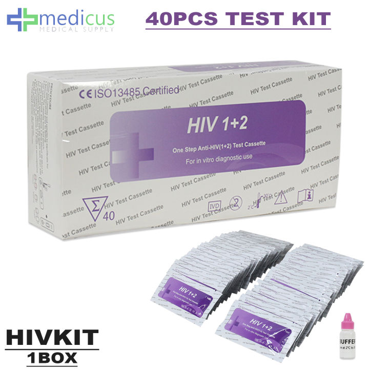 Medicus Hopemed HIV 1+2 Test Cassette Free Buffer | Lazada PH