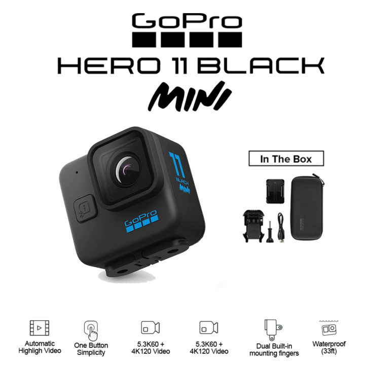 GoPro HERO 11 Mini HERO11 Black MINI Action Camera | Lazada