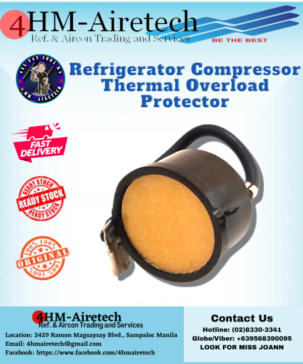 FOURHM Refrigerator Compressor Thermal Overload Protector | Lazada PH