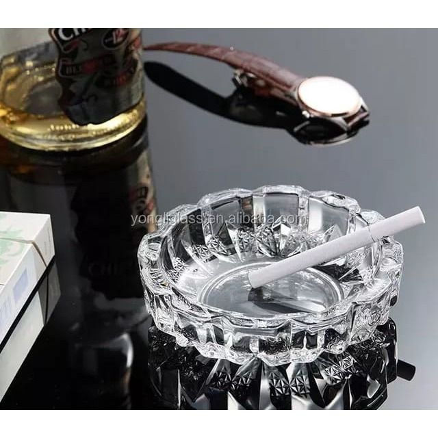 Asbak Kaca Bulat / Asbak Kristal / Crystal Ashtray / Asbak Rokok ...