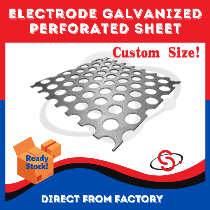 SCM Electrode Galvanized Perforated Sheet EG Steel Mesh Filter ...