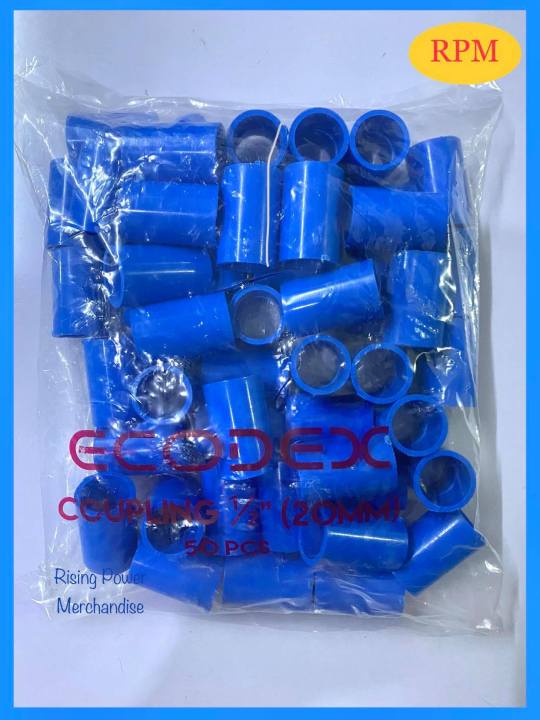 Ecodex PVC Blue Coupling 1/2" ( 20mm ) ( 50pcs ) | Lazada PH