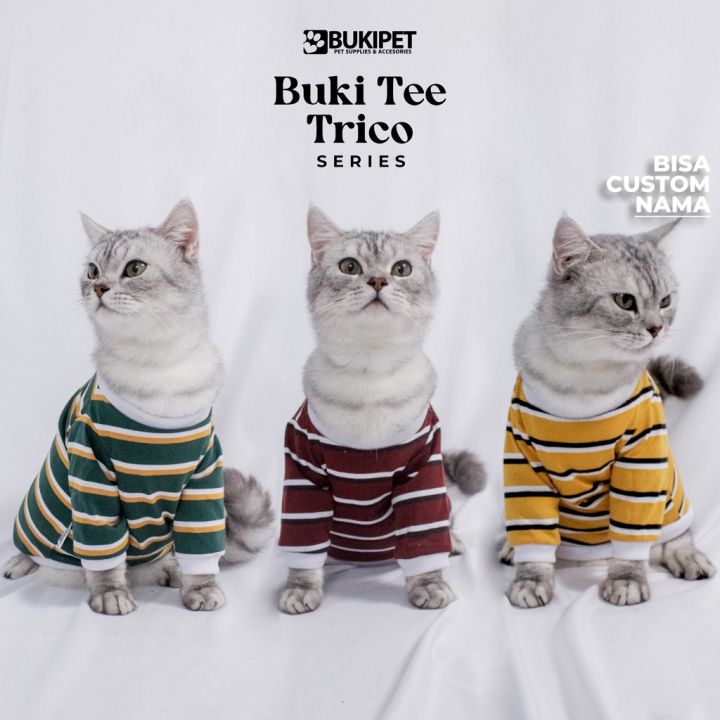 Kaos baju kucing anjing model tee trico | Lazada Indonesia