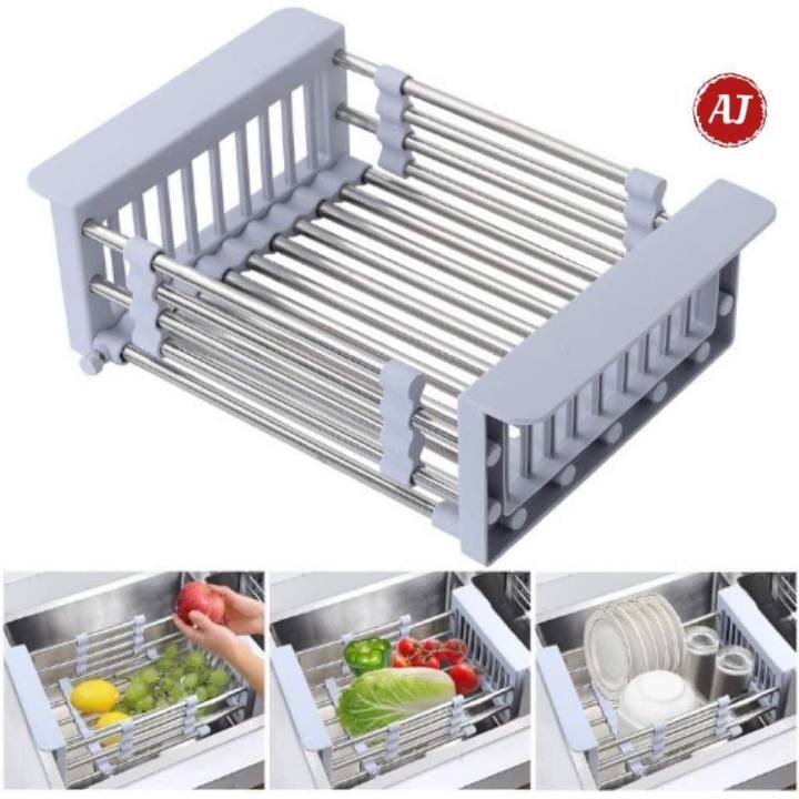 POSHMARK Retractable Sink Water Filter Rack Drain Basket | Lazada PH