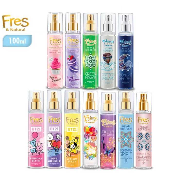 Fres & Natural Spray Cologne Botol 100ml Fine Fragrance Mist | Lazada ...