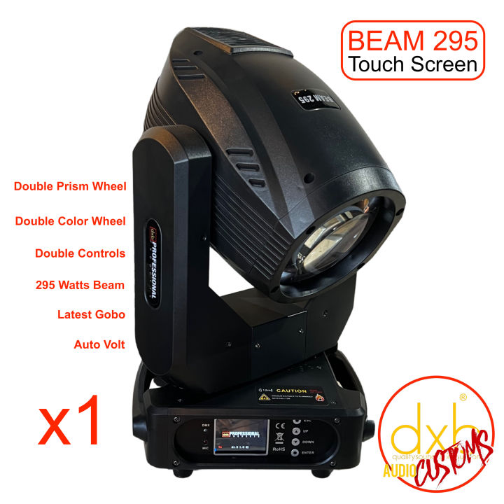 dxb Moving Head (Beam 295) High Power Beam | Digital Display | Auto ...