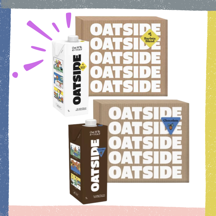 OATSIDE Oat Milk 1 Liter KARTON isi 6pcs 1000ml Barista Blend - Susu ...