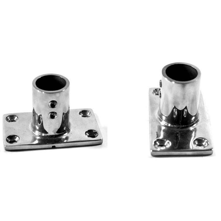 90 Degree Stainless Steel 316 Marine Boat Rectangular Pipe Rail ...