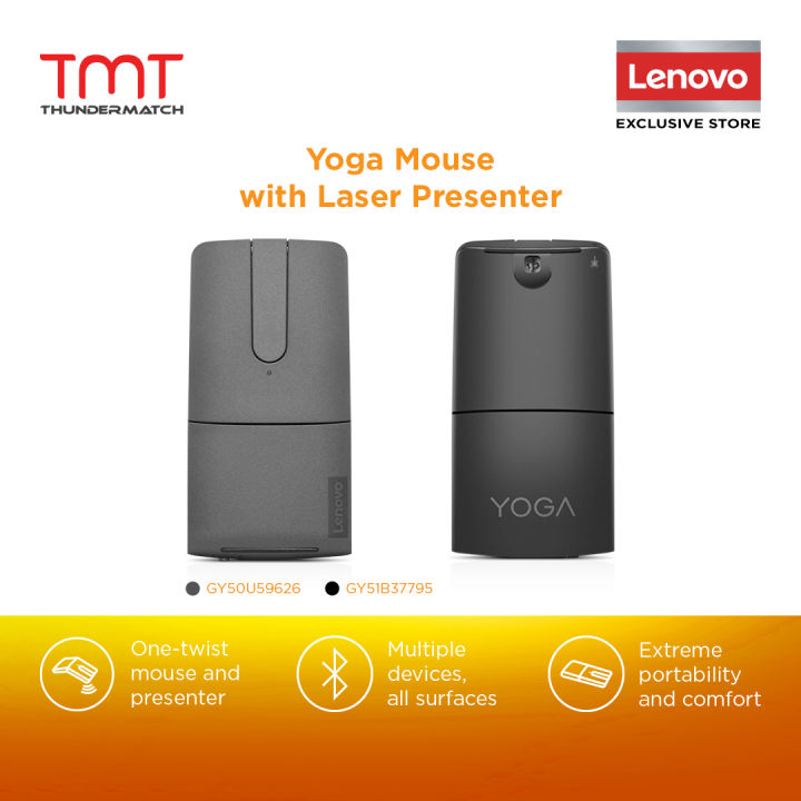 Lenovo Yoga Mouse with Laser Presenter | Lazada