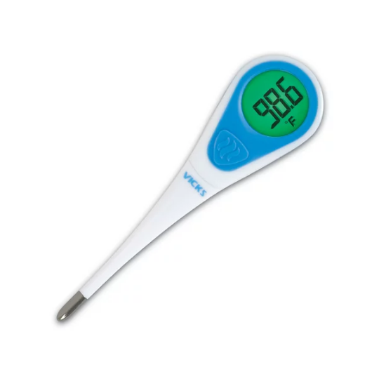 Vicks SpeedRead Digital Thermometer with Large Screen Display & Fever ...