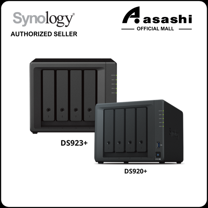 Synology DS923+ 4-Bay NAS (AMD Ryzen R1600 2.6Ghz *up to 3.1Ghz, 4GB, 2 ...