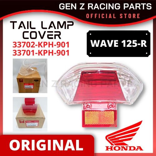 Honda Wave 125R Tail Lamp Cover Tail Light Cover Tail Light Lens Cover ...