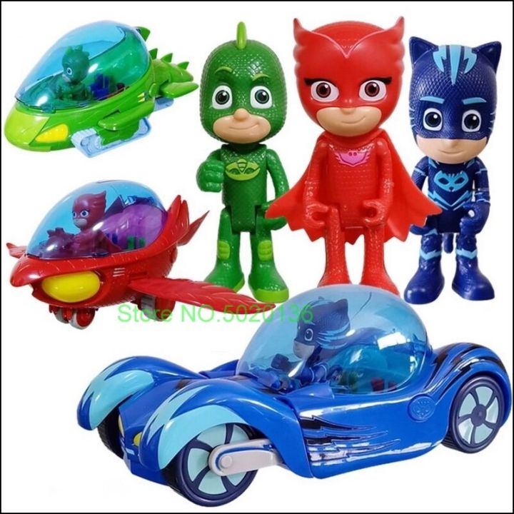 PJ Vehicle Bundle Catboy Masks Toys Car Owlette Glider Gekko Mobile ...