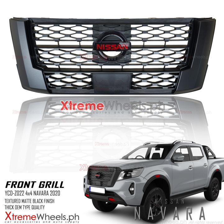 Nissan Navara 4x4 2021 to 2025 Thailand Made Front Matte Black Bumper ...