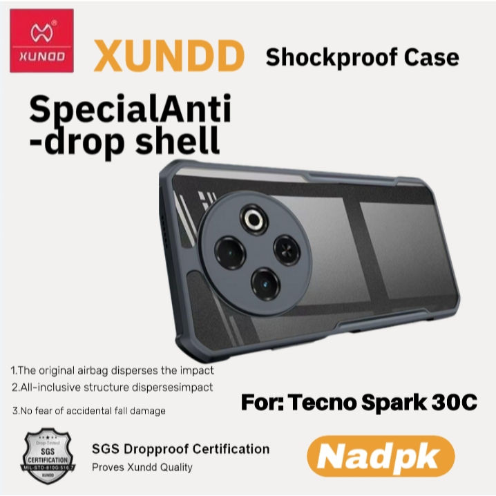 Tecno Spark 30C Original Xundd Beatle series Airbag protection phone ...