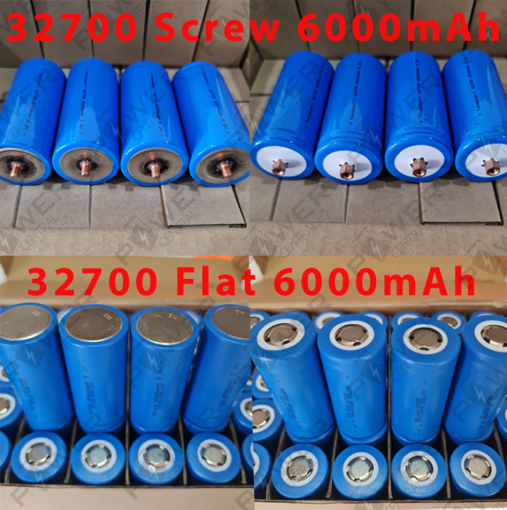Power Central Flat & Screw 32700 26650 18650 32650 lifepo4 battery ...