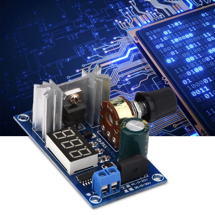 LM317 Adjustable Voltage Regulator Power Supply Board Digital Voltage ...