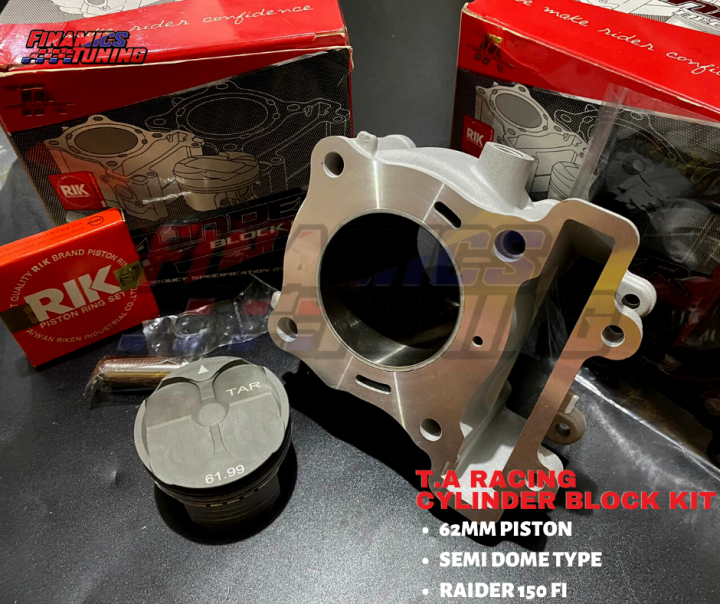 62MM CYLINDER BLOCK KIT TA RACING FOR RAIDER 150 FI | Lazada PH