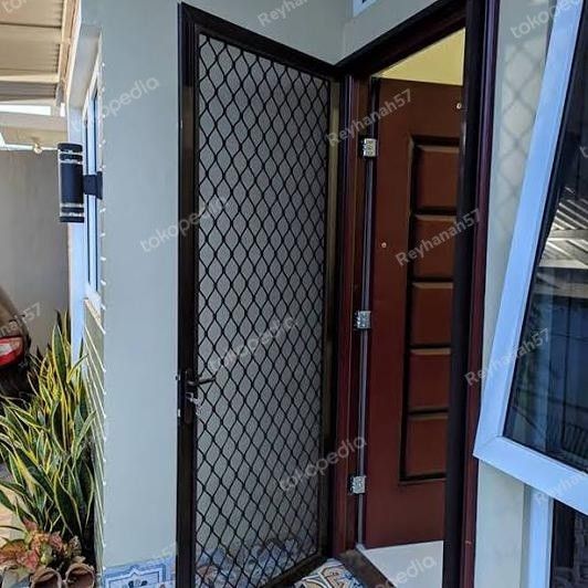 SPESIAL PROMO CUCI GUDANG pintu expanda aluminium kawat nyamuk murah ...