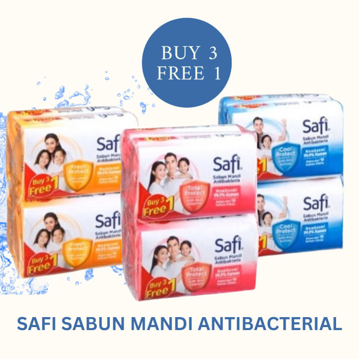Safi Antibacterial Soap Buy 3 Free 1 100g | Lazada