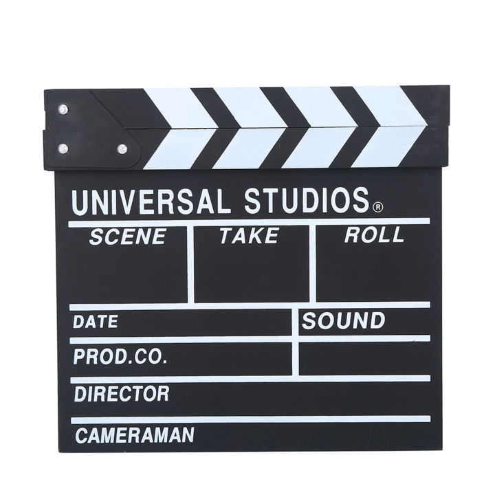 Wooden Director Clapperboard - Durable Film Cut Prop for Movies, TV ...
