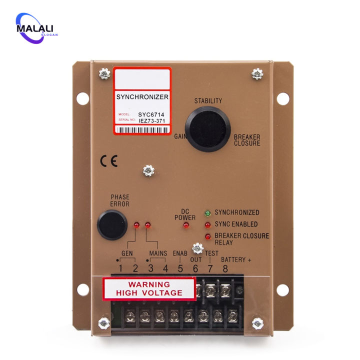 SYC6714 Engine Governor Speed Controller Generator Synchronizer Load Sharing Module DC Motor ...