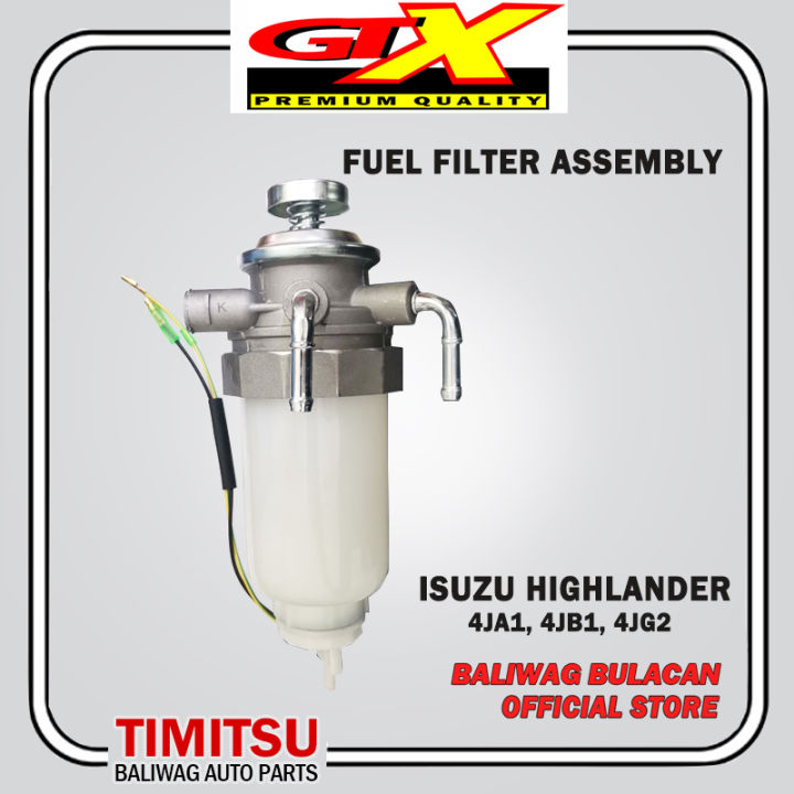 FUEL FILTER ASSEMBLY ISUZU HIGHLANDER 4JA1, 4JB1, 4JG2 PART NUMBER: 5 ...