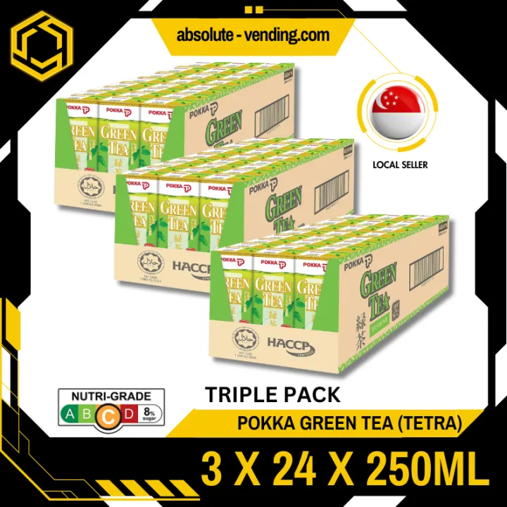 [TRIPLE BUNDLE] POKKA Jasmine Green Tea 250ML X 24 X 3 (TETRA) | Lazada ...