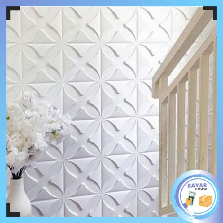 Bayar Di Tempat - Wall Panel 3D Dinding PVC / Wall Panel PVC 3D Timbul ...
