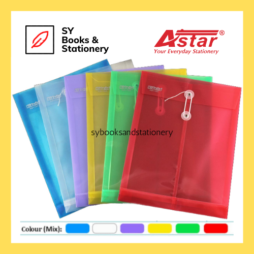 ASTAR / KIDARIO A4 Envelope File / String Folder /Rope Bag / A4 Size ...