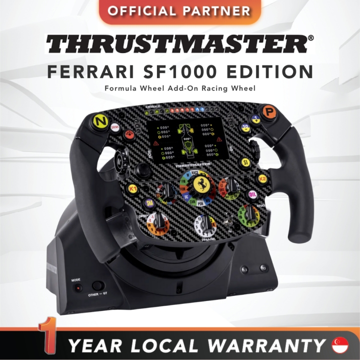 [FREE NEXT DAY] ThrustMaster Ferrari SF1000 Edition | Formula Wheel Add ...